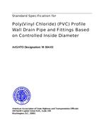 AASHTO M 304-03 – Most Currently Technical Standards