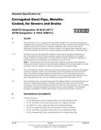 AASHTO M 36-03 (2011) – Most Currently Technical Standards