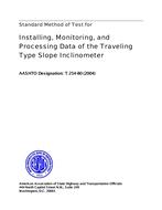 AASHTO T 254-80 (2004) – Most Currently Technical Standards
