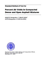 AASHTO T 269-97 (2003) – Most Currently Technical Standards