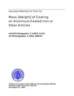 AASHTO T 213M/T 213-08 – Most Currently Technical Standards