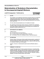 AASHTO T 305-09 (2012) – Most Currently Technical Standards