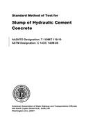 AASHTO T 119M/T 119-10 – Most Currently Technical Standards