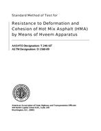 AASHTO T 246-10 (2019) – Most Currently Technical Standards