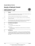 AASHTO T 133-11 (2015) – Most Currently Technical Standards