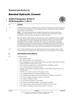 AASHTO M 240-12 – Most Currently Technical Standards