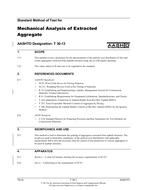 AASHTO T 30-13 – Most Currently Technical Standards