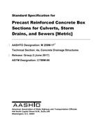 AASHTO M 259M-17 – Most Currently Technical Standards