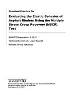 AASHTO R 92-18 – Most Currently Technical Standards