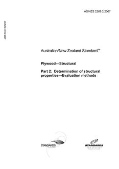 AS/NZS 2269.2:2007 – Most Currently Technical Standards