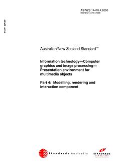AS/NZS 14478.4:2000 – Most Currently Technical Standards