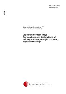 AS 2738-2000 – Most Currently Technical Standards