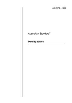 AS 2378-1996 – Most Currently Technical Standards