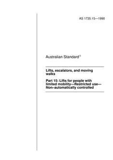 AS 1735.15-1990 – Most Currently Technical Standards