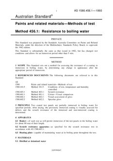 AS 1580.456.1-1993 – Most Currently Technical Standards