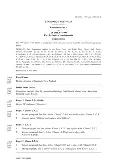 AS 2118.1-1999 AMDT 1 – Most Currently Technical Standards