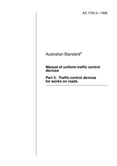 AS 1742.3-1996 – Most Currently Technical Standards