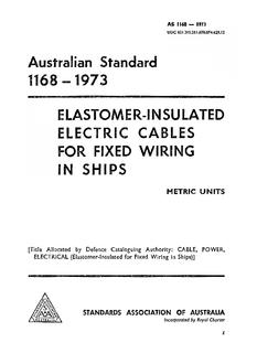 AS 1168-1973 – Most Currently Technical Standards