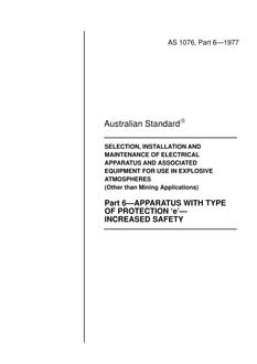 AS 1076.6-1977 – Most Currently Technical Standards