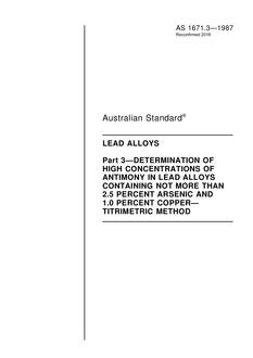 AS 1671.3-1987 – Most Currently Technical Standards