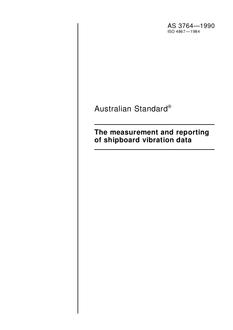 AS 3764-1990 – Most Currently Technical Standards