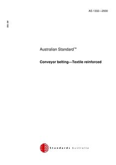 AS 1332-2000 – Most Currently Technical Standards