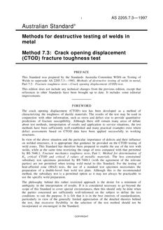 AS 2205.7.3-1997 – Most Currently Technical Standards