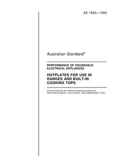 AS 1550-1983 – Most Currently Technical Standards