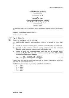 AS 1418.15-1994 AMDT 1 – Most Currently Technical Standards