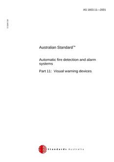 AS 1603.11-2001 – Most Currently Technical Standards