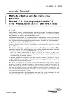 AS 1289.1.3.1:2015 – Most Currently Technical Standards