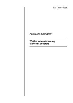 AS 1304-1991 – Most Currently Technical Standards