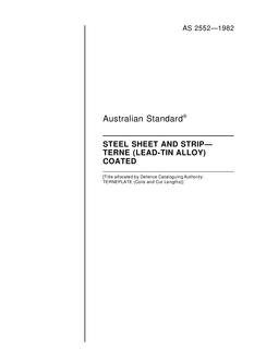 AS 2552-1982 – Most Currently Technical Standards