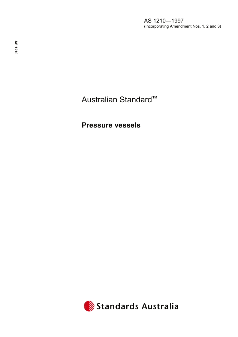 AS 1210-1997 – Most Currently Technical Standards