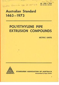 AS 1463-1973 – Most Currently Technical Standards