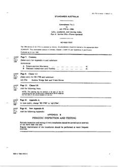 AS 1735.4-1986 AMDT 1 – Most Currently Technical Standards