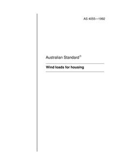 AS 4055-1992 – Most Currently Technical Standards