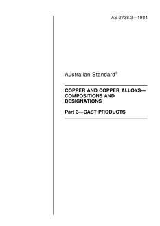 AS 2738.3-1984 – Most Currently Technical Standards