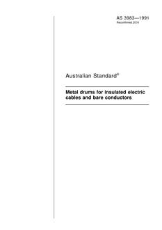 AS 3983-1991 – Most Currently Technical Standards