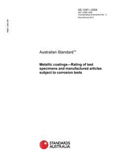 AS 1247-2004 – Most Currently Technical Standards