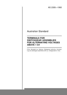 AS 2395-1980 – Most Currently Technical Standards
