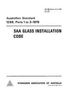 AS 1288.2-1979 – Most Currently Technical Standards