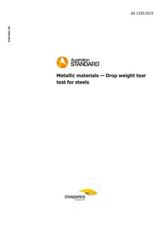 AS 1330:2019 – Most Currently Technical Standards