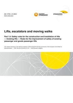 AS 1735.1.4:2021 – Most Currently Technical Standards