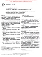 ASTM C331-02 – Most Currently Technical Standards