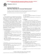 ASTM A496-02 – Most Currently Technical Standards