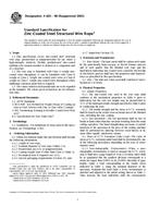 ASTM A603-98(2003) – Most Currently Technical Standards