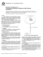 ASTM C167-98(2003) – Most Currently Technical Standards