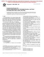 ASTM A480/A480M-01b – Most Currently Technical Standards