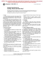 ASTM A494/A494M-01 – Most Currently Technical Standards